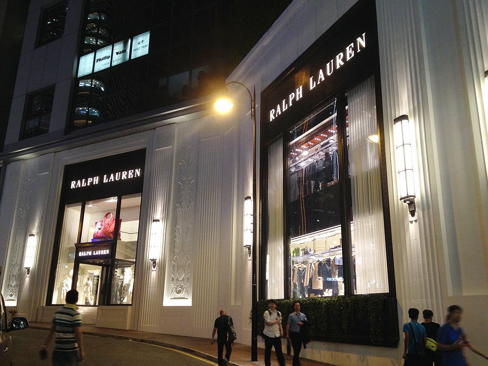 Ralph Lauren Hong Kong flagship store - classic NY in HK!